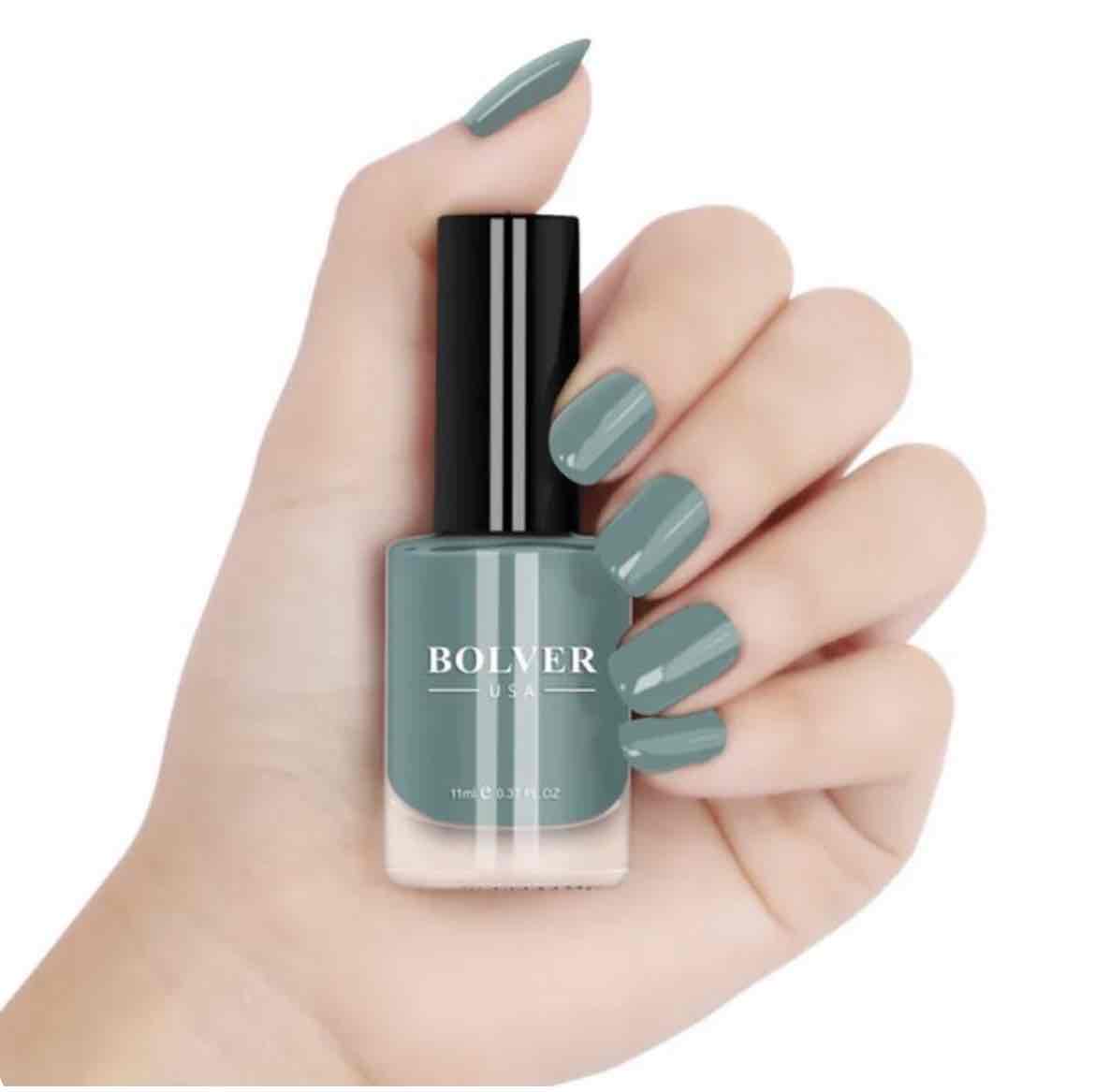 مناكير بولفير أخضر رمادي - BOLVER لامع - 655