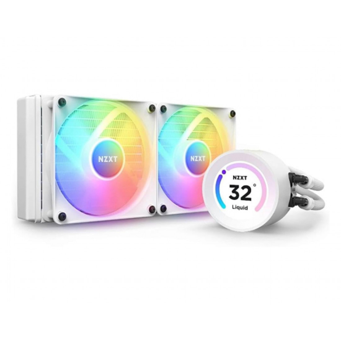 NZXT Kraken Elite 240 RGB - RL-KR24E-W1-240mm AIO CPU Liquid Cooler White