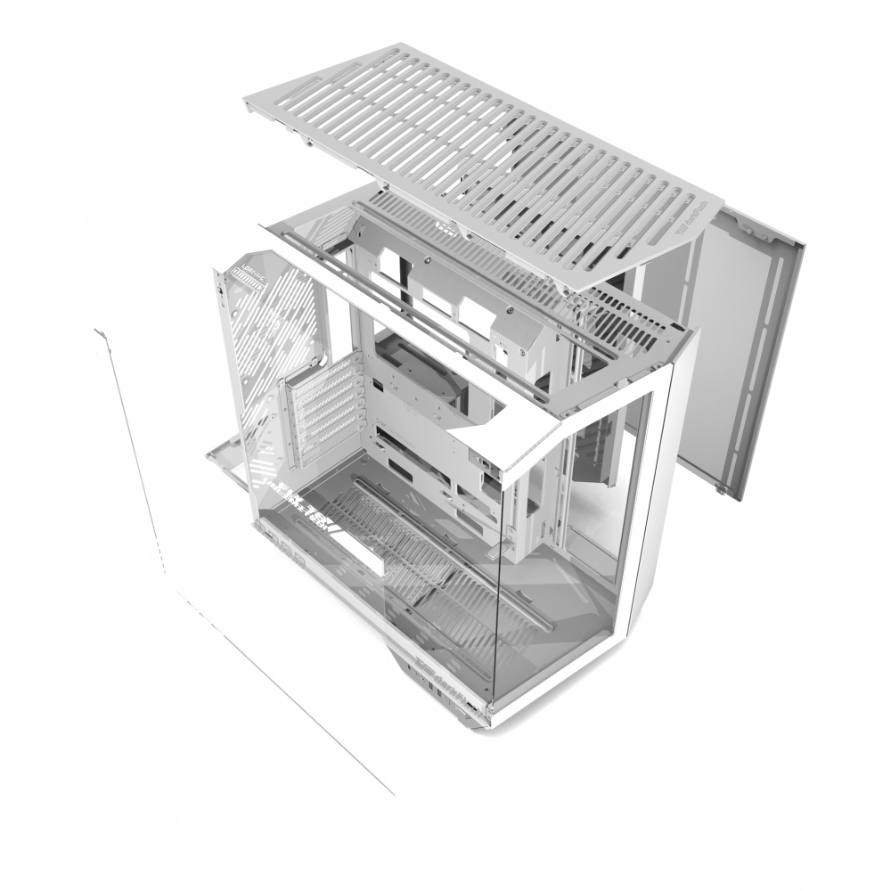 DarkFlash DY470 White – Panoramic Case with 4 ARGB Fans