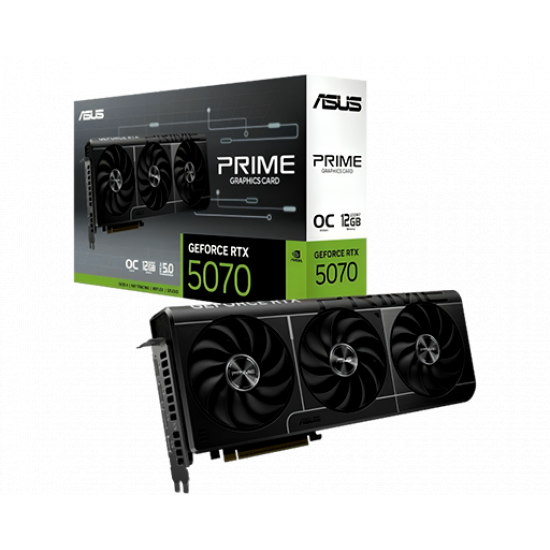 ASUS PRIME GeForce RTX 5070 12GB GDDR7 OC Edition Gaming Grafikkarte