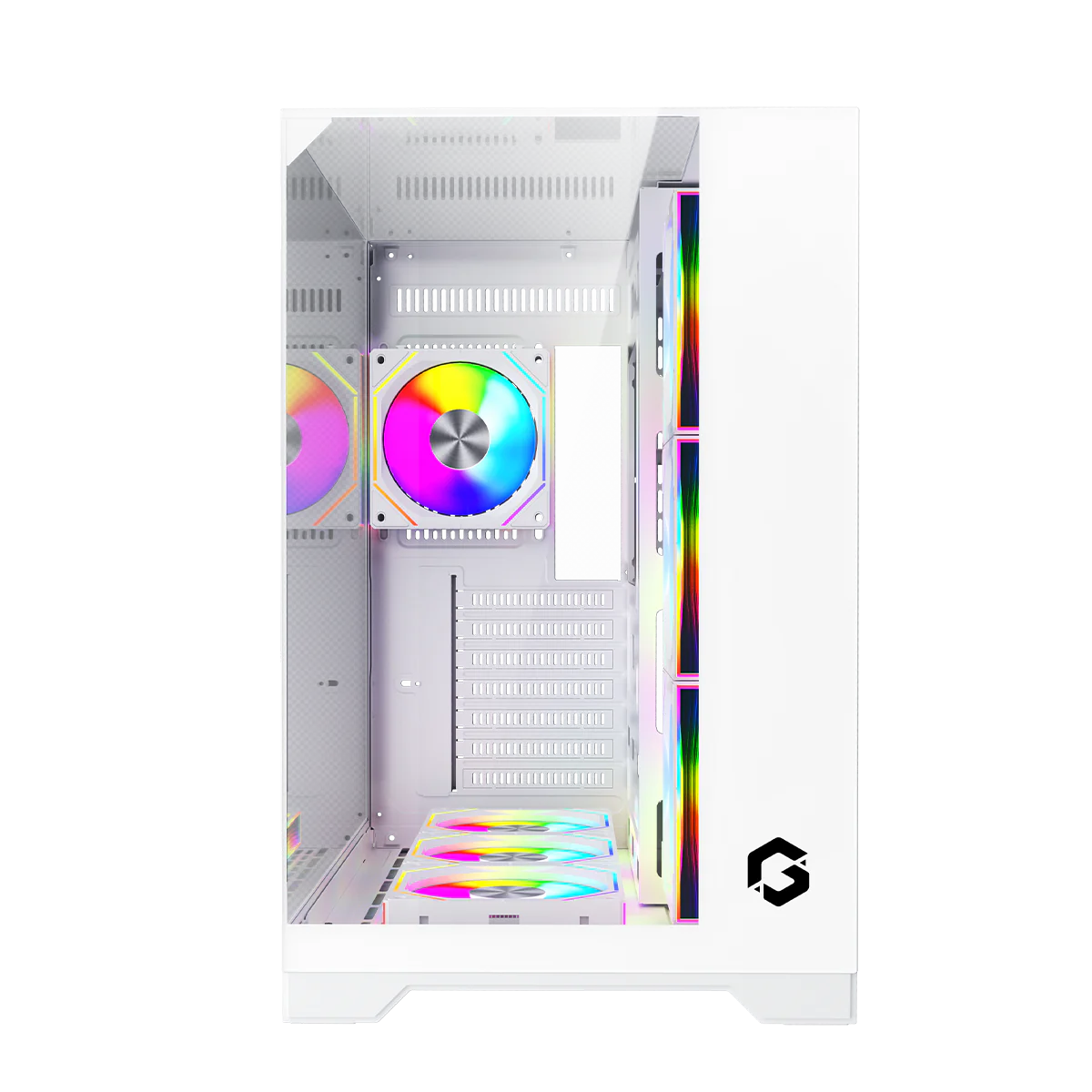 GAMEON Valkyrie I Series Mid Tower Gaming Case White